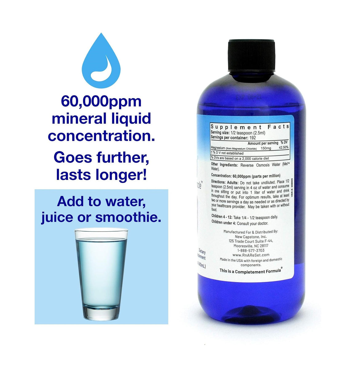 ReMag Liquid Magnesium Supplement | RNA Reset 16 oz – Healthlandcenter