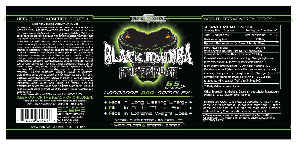 Innovative Black Mamba 90 Caps – Healthlandcenter