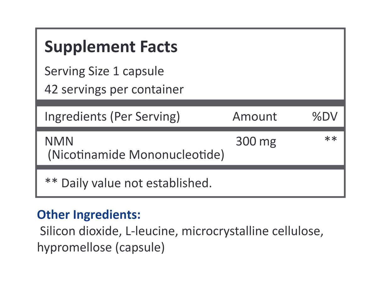 Vita Aid NMN 300 42 veg caps – Healthlandcenter