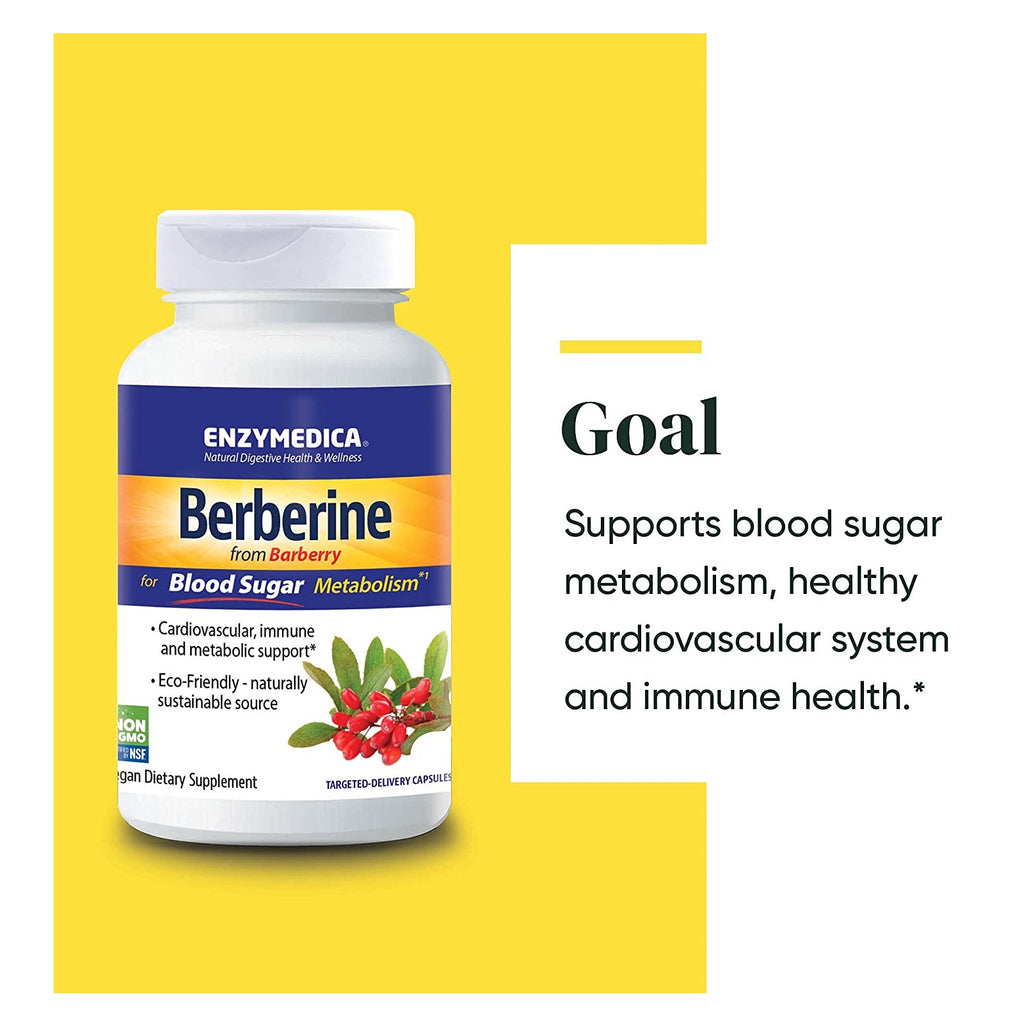 Enzymedica Berberine 120 Capsules – Healthlandcenter