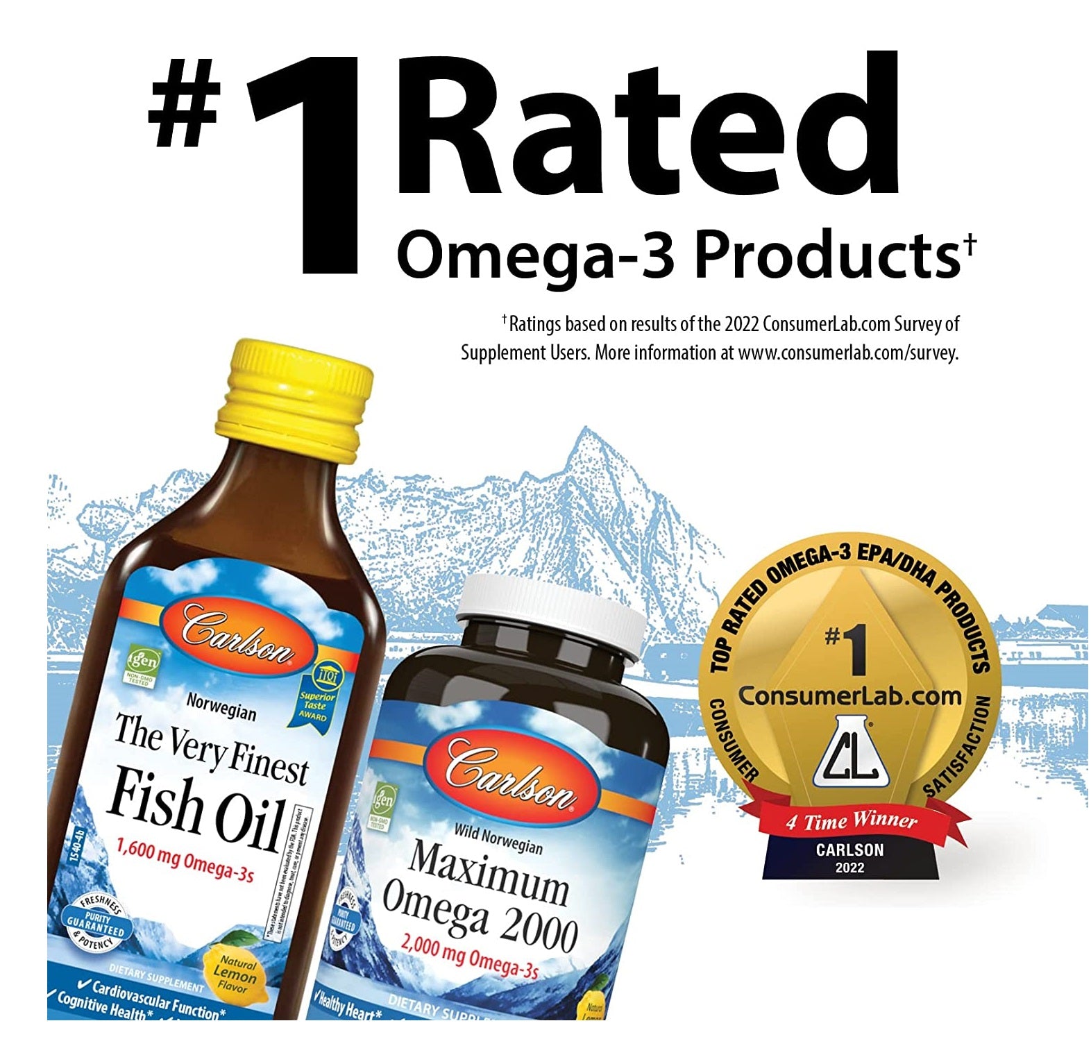 Carlson The Very Finest Fish Oil Lemon 16.9 fl oz – Healthlandcenter