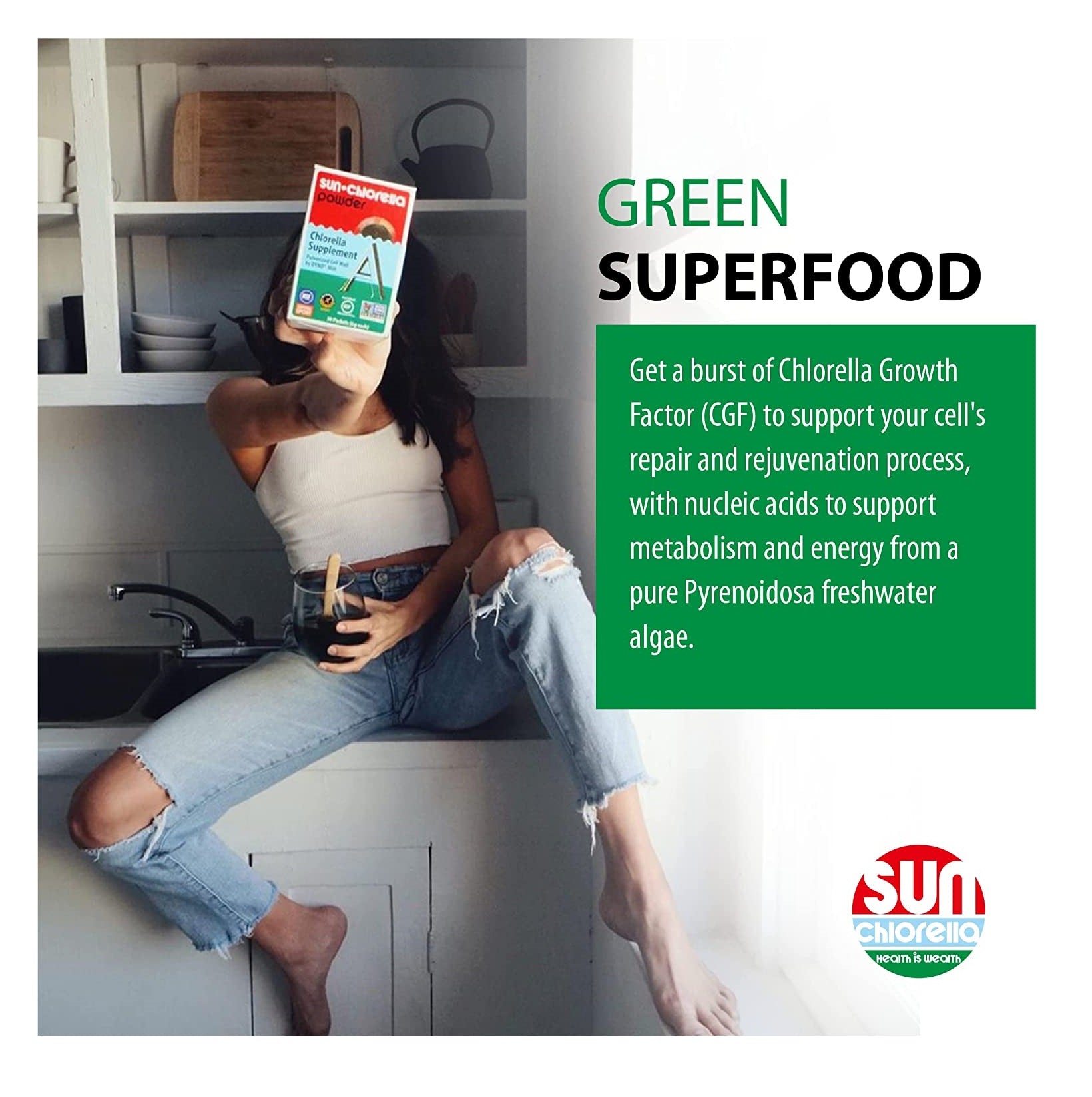 Sun Chlorella, Chlorella, 500 mg, 600 Tablets – Healthlandcenter