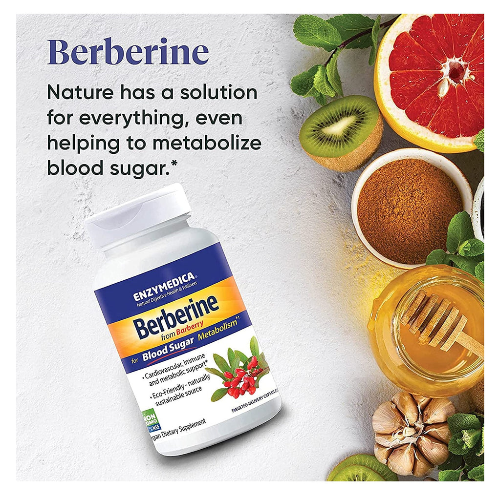 Enzymedica Berberine 120 Capsules – Healthlandcenter