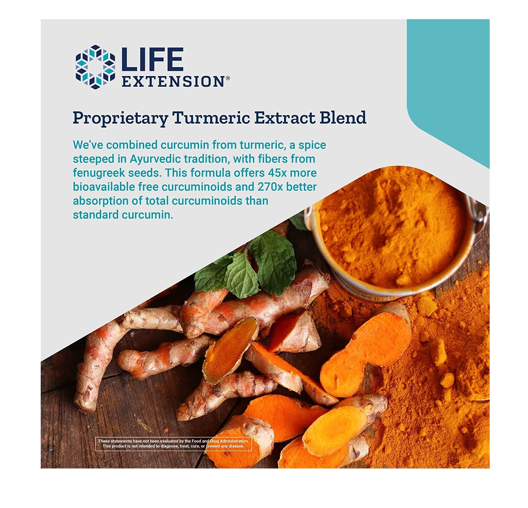 Life Extension Curcumin Elite Turmeric Extract 60 Vegetarian Capsules ...