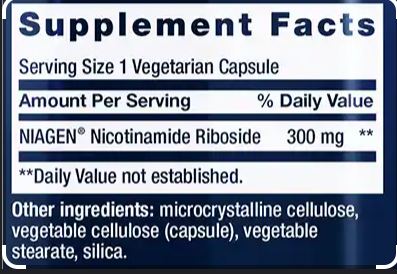 Life Extension NAD Cell Regenerator 300 Mg, 30 vegetarian capsules ...